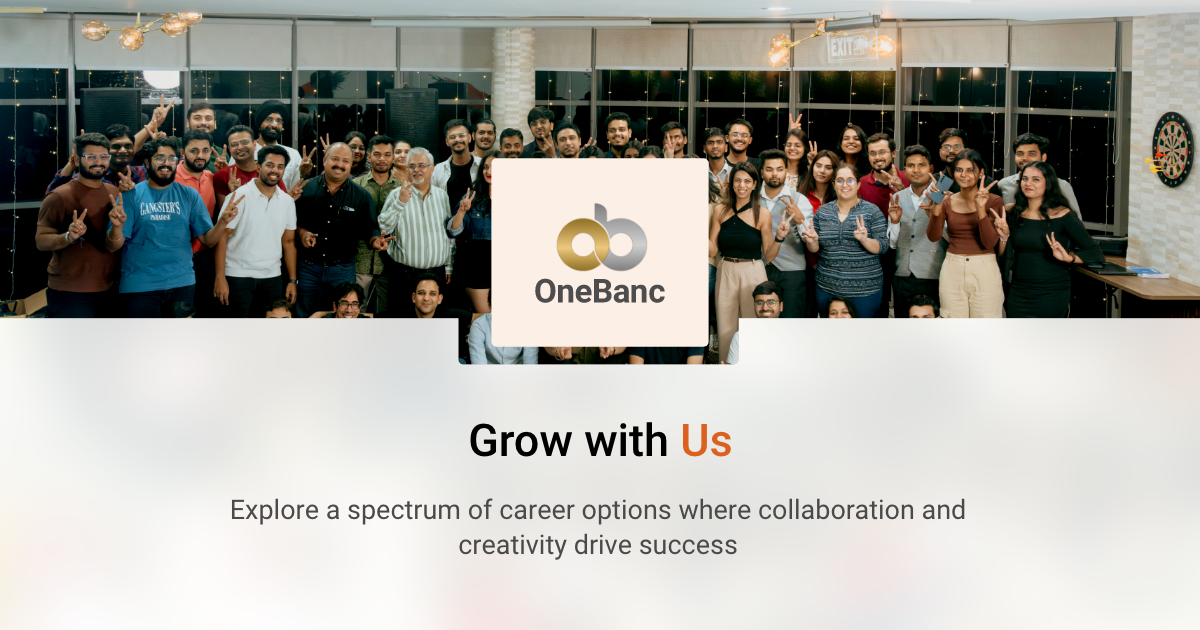 Grow with us - OneBanc